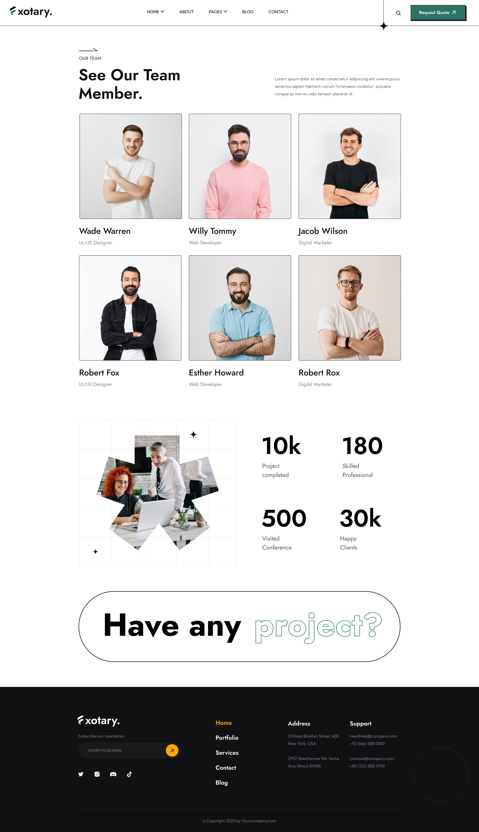 Fxotary - Digital Agency Figma Template by Mugli | ThemeForest